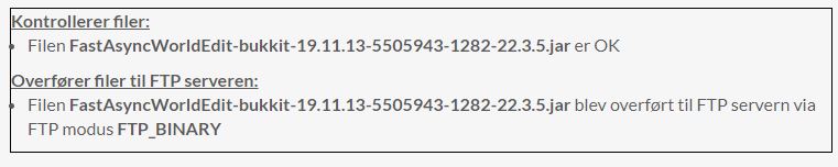 Installation af FAWE (Fast Async WorldEdit) - Guide Center - Nice-Hosting ApS
